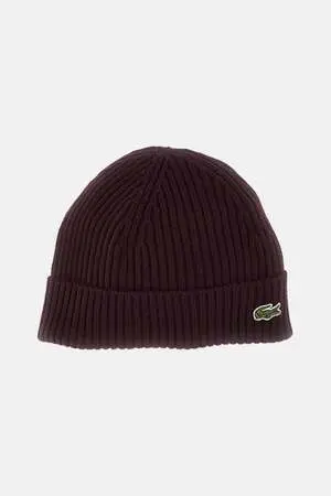 Lacoste Wool Beanie - Red