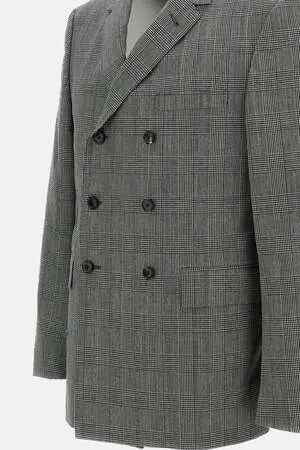 Thom Browne Double-breasted Blazer High Twist Wool Suiting