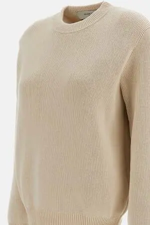 GOLDEN GOOSE Cotton Crewneck Sweater With Logo
