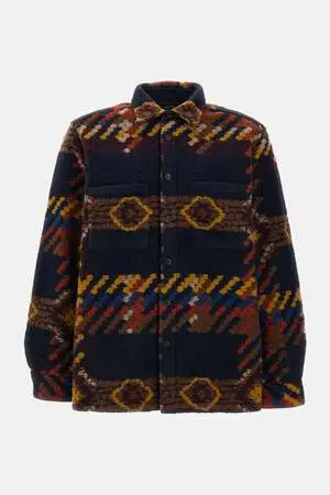 Portuguese Flannel Jacquard Shirt Jacket - Multicolor