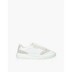 Casablanca Del Mar Suede And Leather Trainers - Bone