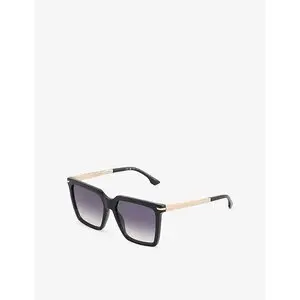 Victoria Beckham Vb1022/s Square-frame Acetate Sunglasses