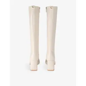 Carvela Rometta Faux-leather Heeled High-leg Boots