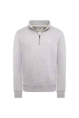 Holland Cooper Quarter Zip Sweat Marl