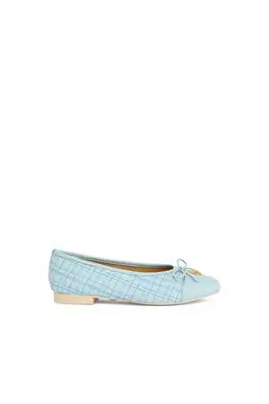 Holland Cooper Ballet Shoe Ice Boucle 's - Blue