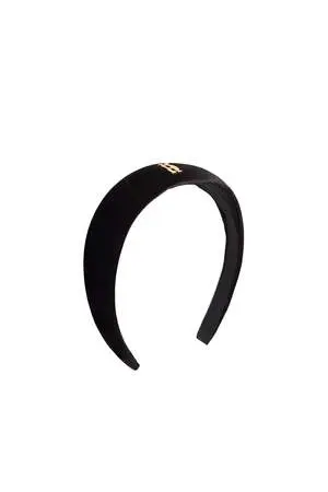 Holland Cooper Narrow Headband Velvet - Black
