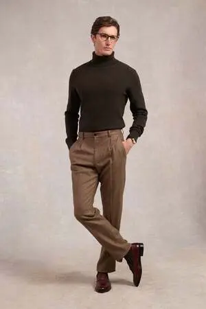Holland Cooper The Classic Trouser Clarence Check 's - Forest
