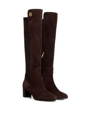 Holland Cooper Albany Mid Heel Boot Suede