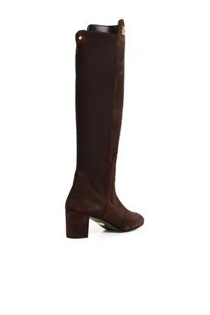Holland Cooper Albany Mid Heel Boot Suede