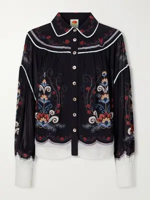 Farm Rio Nikita Printed Georgette Shirt