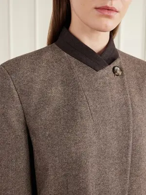 TWP Herringbone Wool And Cashmere-blend Jacket