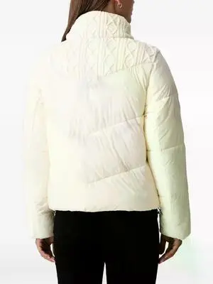 Dkny Cable-knit Panelled Puffer Jacket