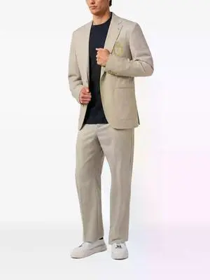 BILLIONAIRE Bb Crest Blazer - Neutrals