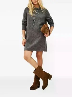 Ba&sh Atess Zip-fastening Knitted Mini Dress