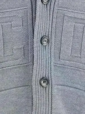 Gcds Logo-embossed Shawl-collar Cardigan