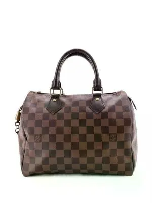 LOUIS VUITTON Speedy Handbag Damier 25 Satchel