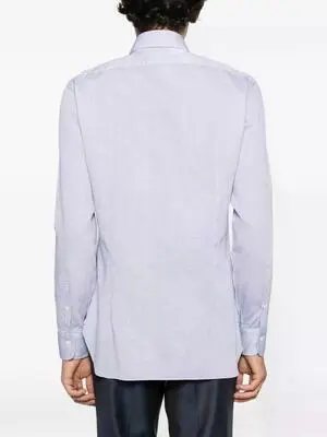 BARBA NAPOLI Spread-collar Button-up Shirt
