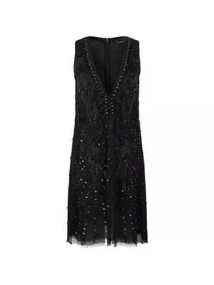 John Richmond Sequin-embellished Mini Dress - Black