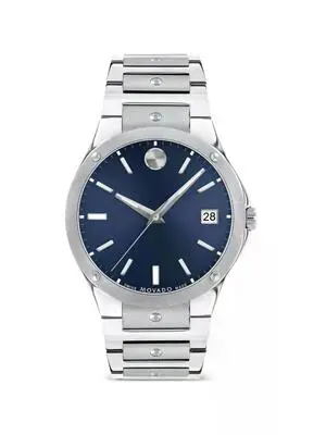 Movado Round-face 41mm Watch - Blue