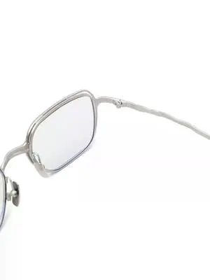 KUBORAUM H22 Square Glasses - Silver