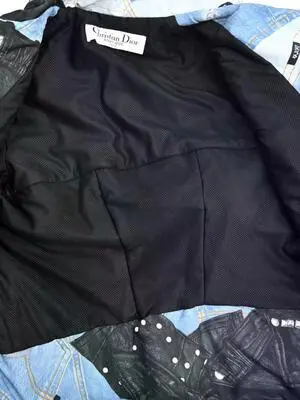 Dior 2004 Trompe-l'œil Zip-up Jacket - Blue