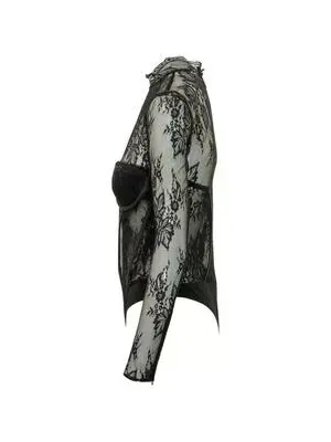 ACTUALEE Lace-detail Panelled Body