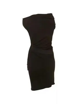 LANVIN Draped Mini Dress - Black