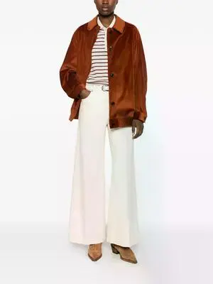Dusan Corduroy Button-up Jacket - Brown