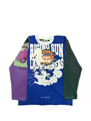BETTER WITH AGE Reversible Graphic-print T-shirt - Blue