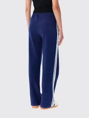 ADIDAS ORIGINALS Wide Leg Knit Jogging Pants With 3-stripes Logo