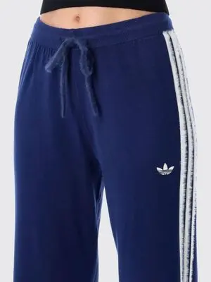 ADIDAS ORIGINALS Wide Leg Knit Jogging Pants With 3-stripes Logo