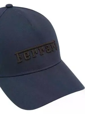 FERRARI Logo-embroidered Baseball Cap