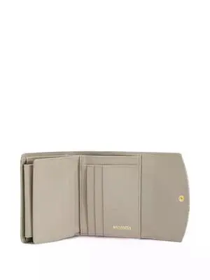 KWANPEN Crocodile-effect Press-stud Wallet - White