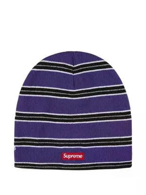 Supreme New Era Stripe Beanie Hat
