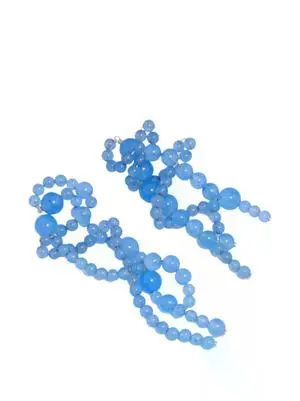 Completedworks Floe Agate Earrings - Blue
