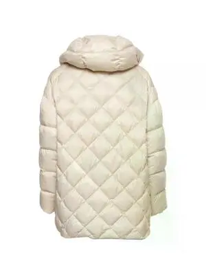 Max Mara Zip-up Quilted Down Jacket