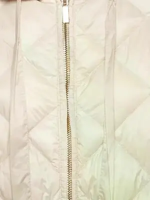 Max Mara Zip-up Quilted Down Jacket