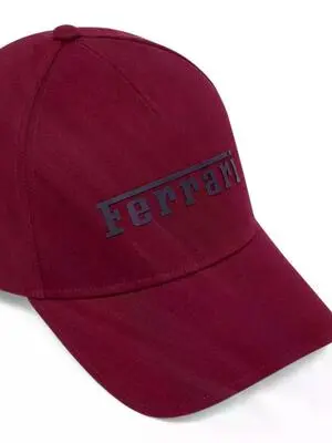 FERRARI Logo-print Baseball Cap