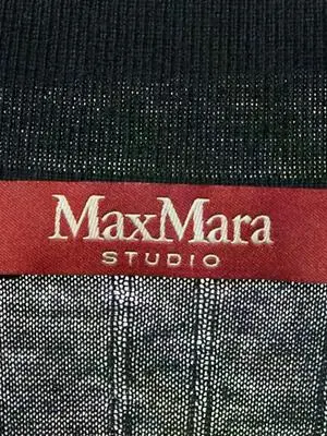 Max Mara Polo-collar Ribbed Sweater