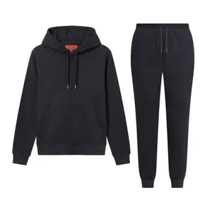 MAISON TANGERINE S Premium Cotton Sweatshirt & Joggers Tracksuit Set - Grey
