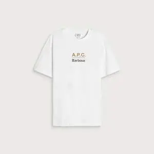 Barbour X A.p.c. Logo T-shirt - White