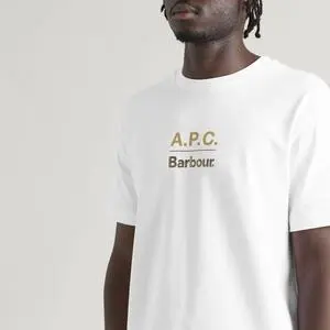 Barbour X A.p.c. Logo T-shirt