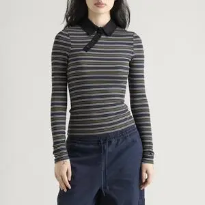 DAMSON MADDER Peyton Long Sleeve Polo