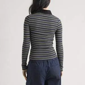 DAMSON MADDER Peyton Long Sleeve Polo