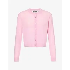 CRUSH CASHMERE Amara Cashmere And Silk Cardigan - Seashell