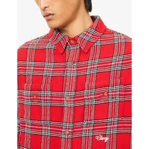 CHERRY LOS ANGELES Plaid-pattern Relaxed-fit Cotton Shirt