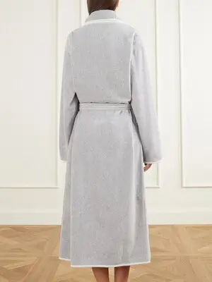 Brunello Cucinelli Logo-embroidered Cotton-terry Robe