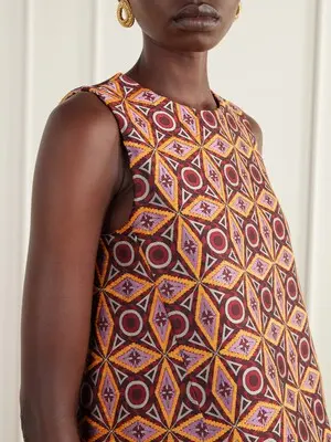 La DoubleJ La Scala Jacquard-twill Top
