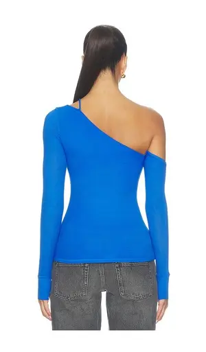 Michael Lauren X Revolve Usher Asymmetrical Long Sleeve Top