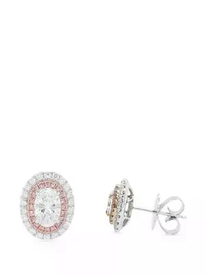 HYT JEWELRY Diamond Halo Earrings